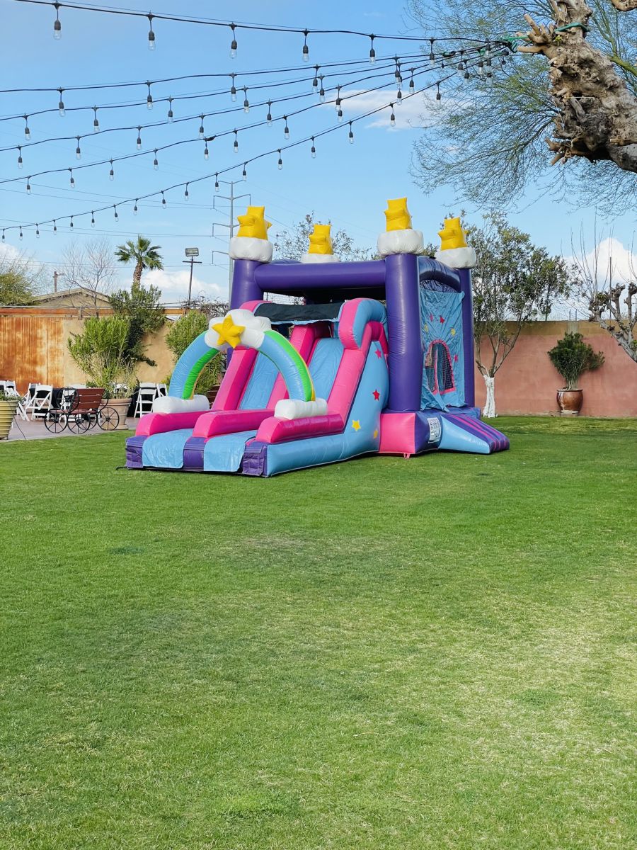 Star combo slide (can be used wet or dry) | Extreme Fun Jumping